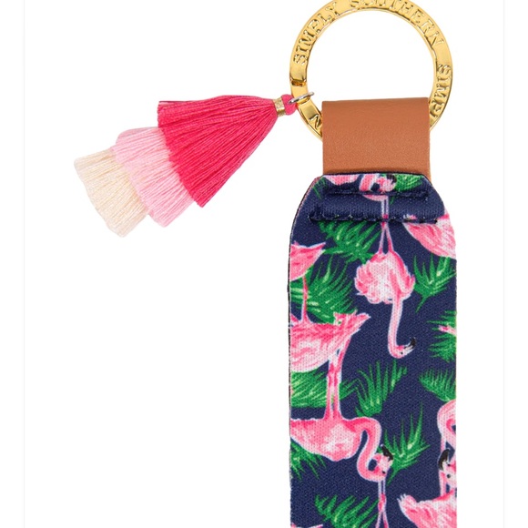 Simply Southern | Accessories | Southern Flamingo Keyfob New | Poshmark